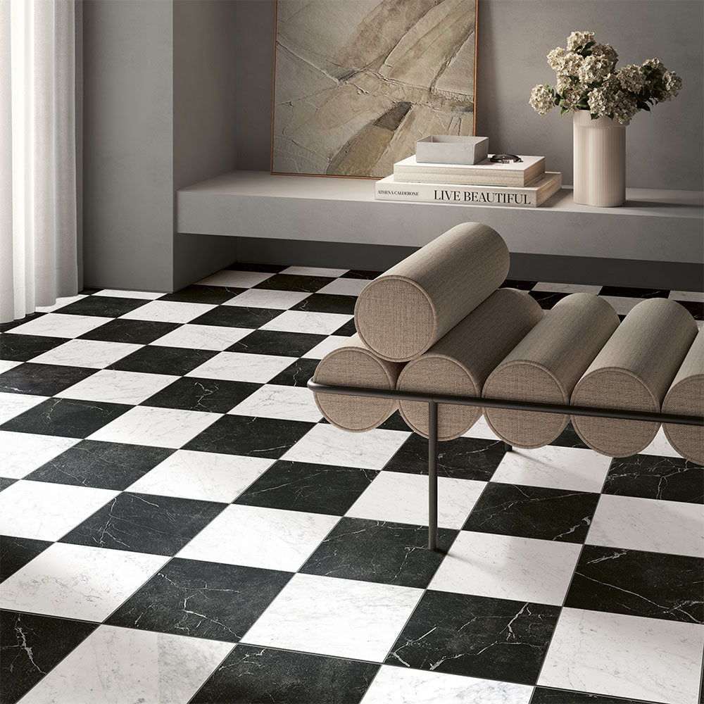 Ravenna Checkerboard - Porcelain Tile Collection | Tilefy
