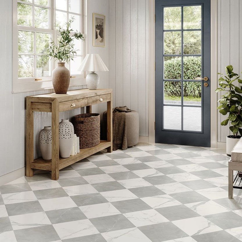 Tuscany 12x12 Checkerboard - Porcelain Tile Collection | Tilefy