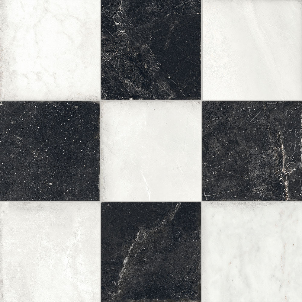 Verona Checkerboard - Porcelain Tile Collection | Tilefy