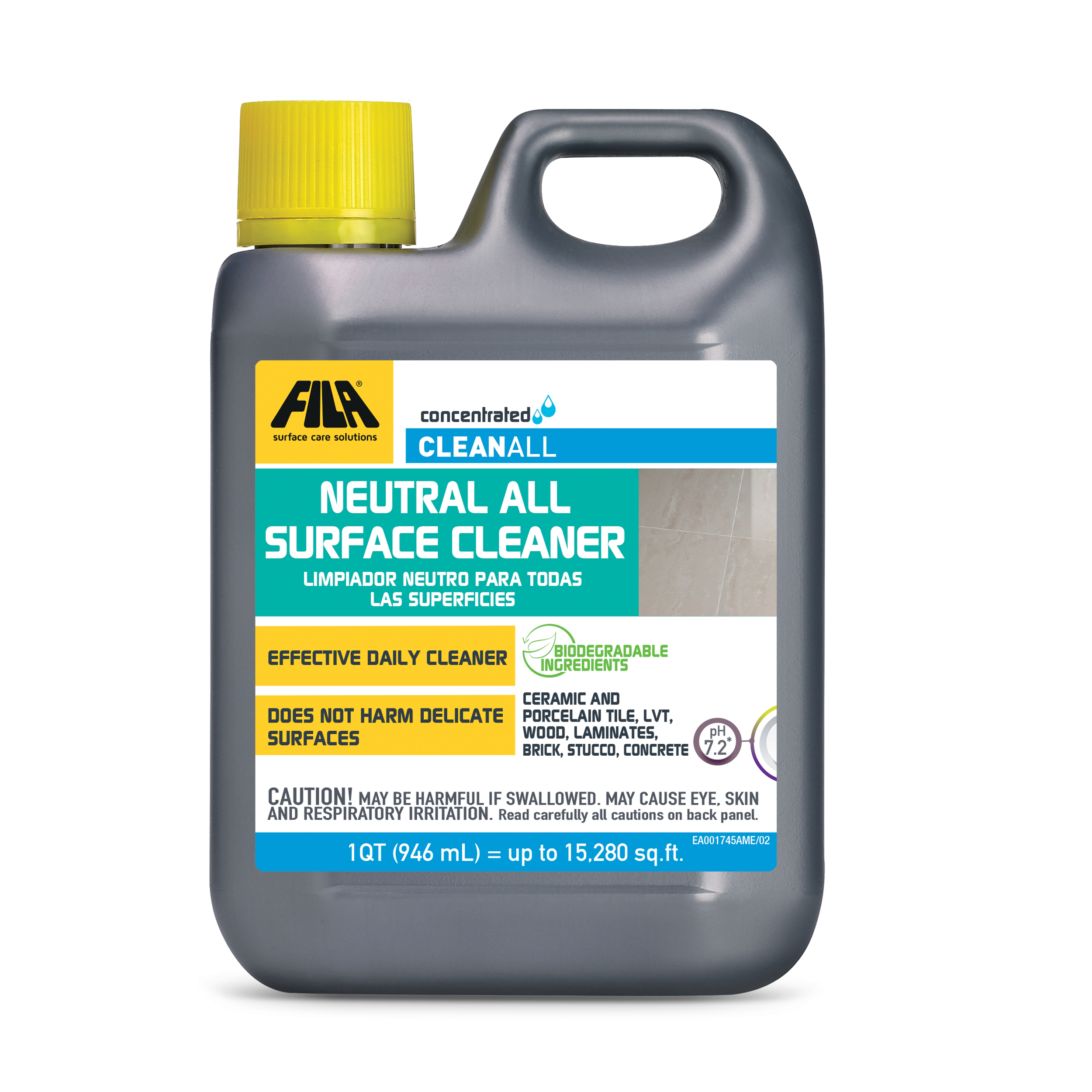 Fila CleanAll | 1 Qt Neutral All Surface Cleaner – Tilefy